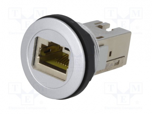 Harting 09-45-452-1560 Gniazdo RJ45; 22mm; IP20; Kolor: srebrny; Seria ...