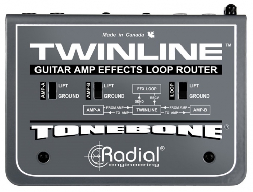 Radial TWINLINE Tonebone TwinLine Effects loop interface for two amps ...
